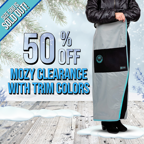 CLEARANCE Mozy Wearable & Weatherproof Thermal Wrap With Trim Colors ...